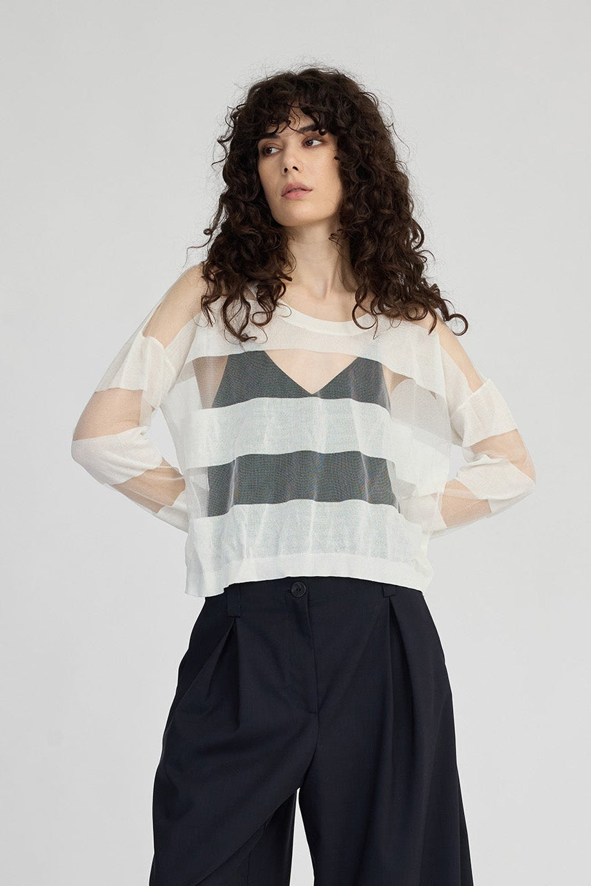 BANDED SWEATER – Wendy's Boutique